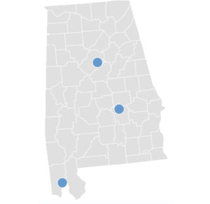Coverage Area – Burton Claims Service